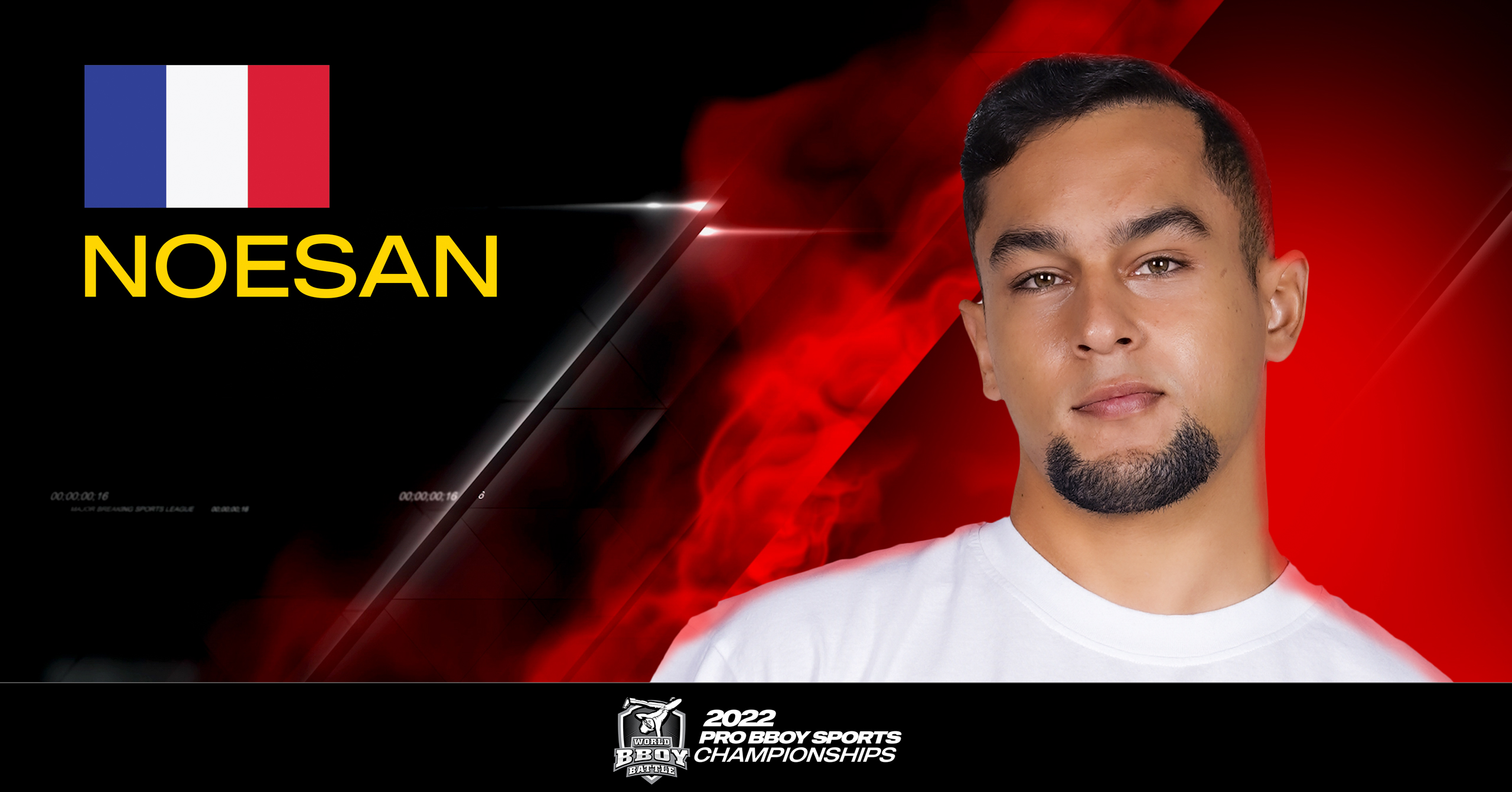 Bboy Neosan competes at World Bboy Battle 2022